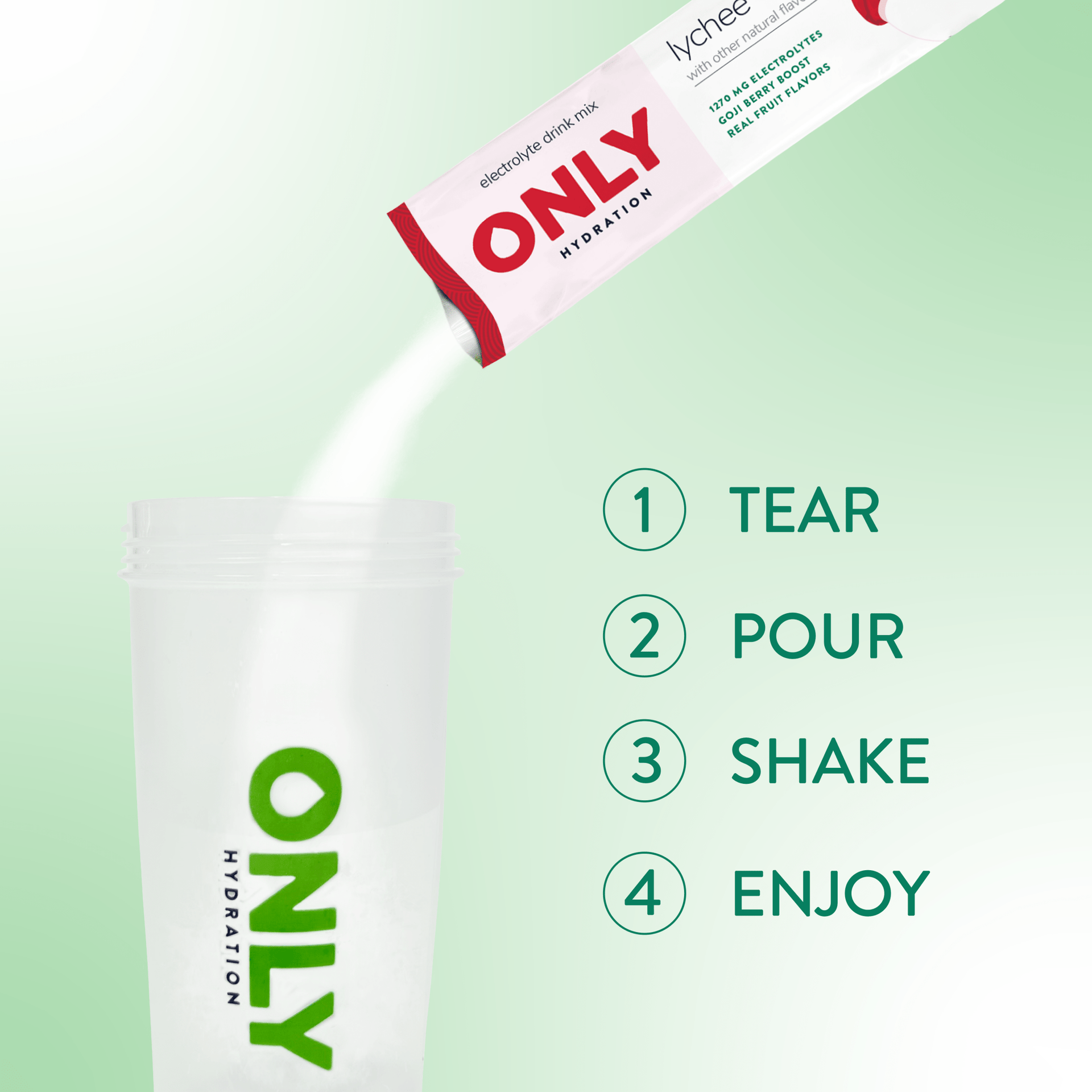 Lychee Electrolyte Powder – ONLY Hydration